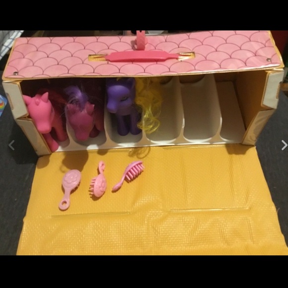 My Little Pony | Toys | My Little Pony Case With 3 Ponies And Hair ...